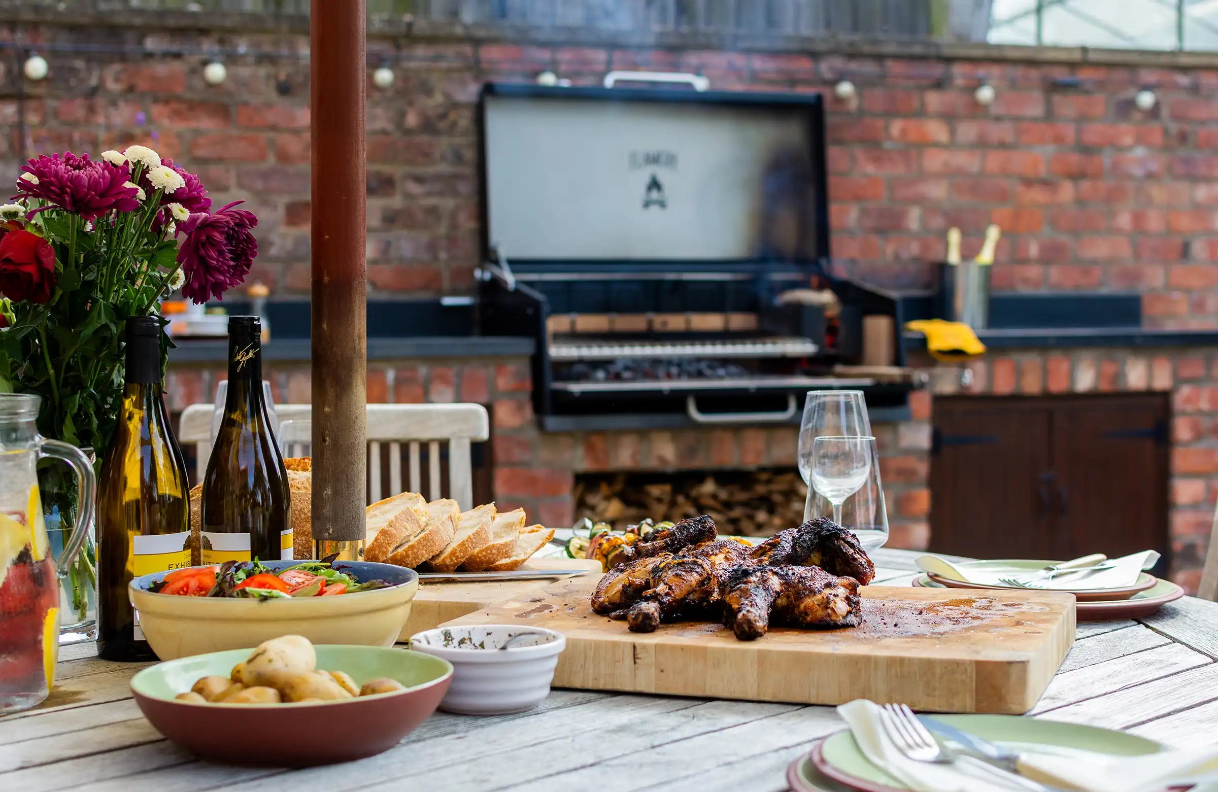 Middle Eastern BBQ Glazed Spatchcock Chicken – Flamery